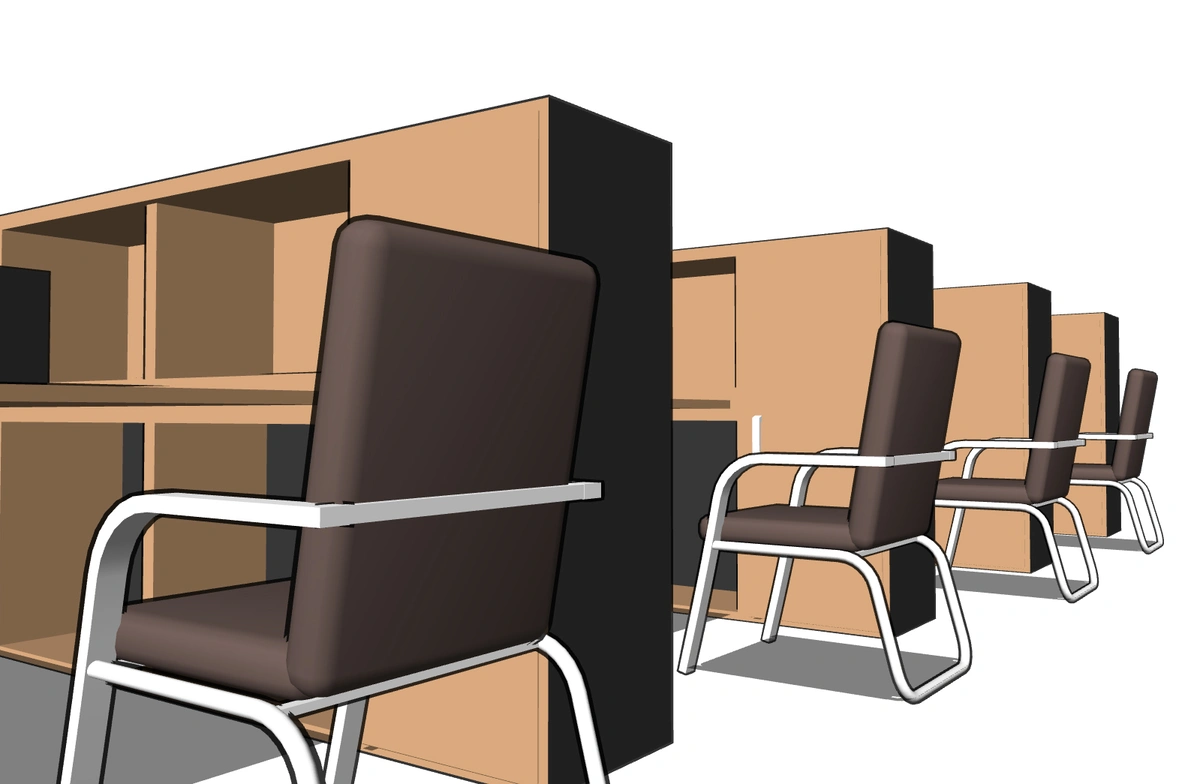 Office desk and chair combination 4