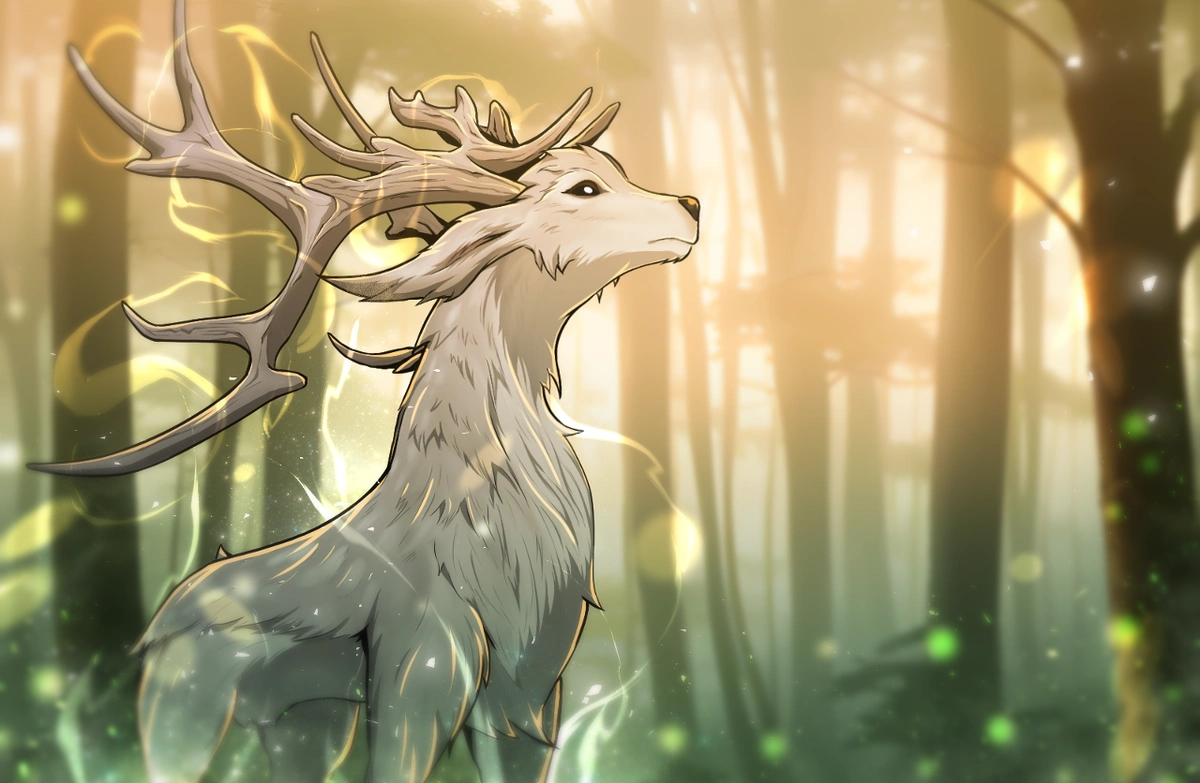 Mysterious and Dreamy Spirit - Deer Single [3D Creature]