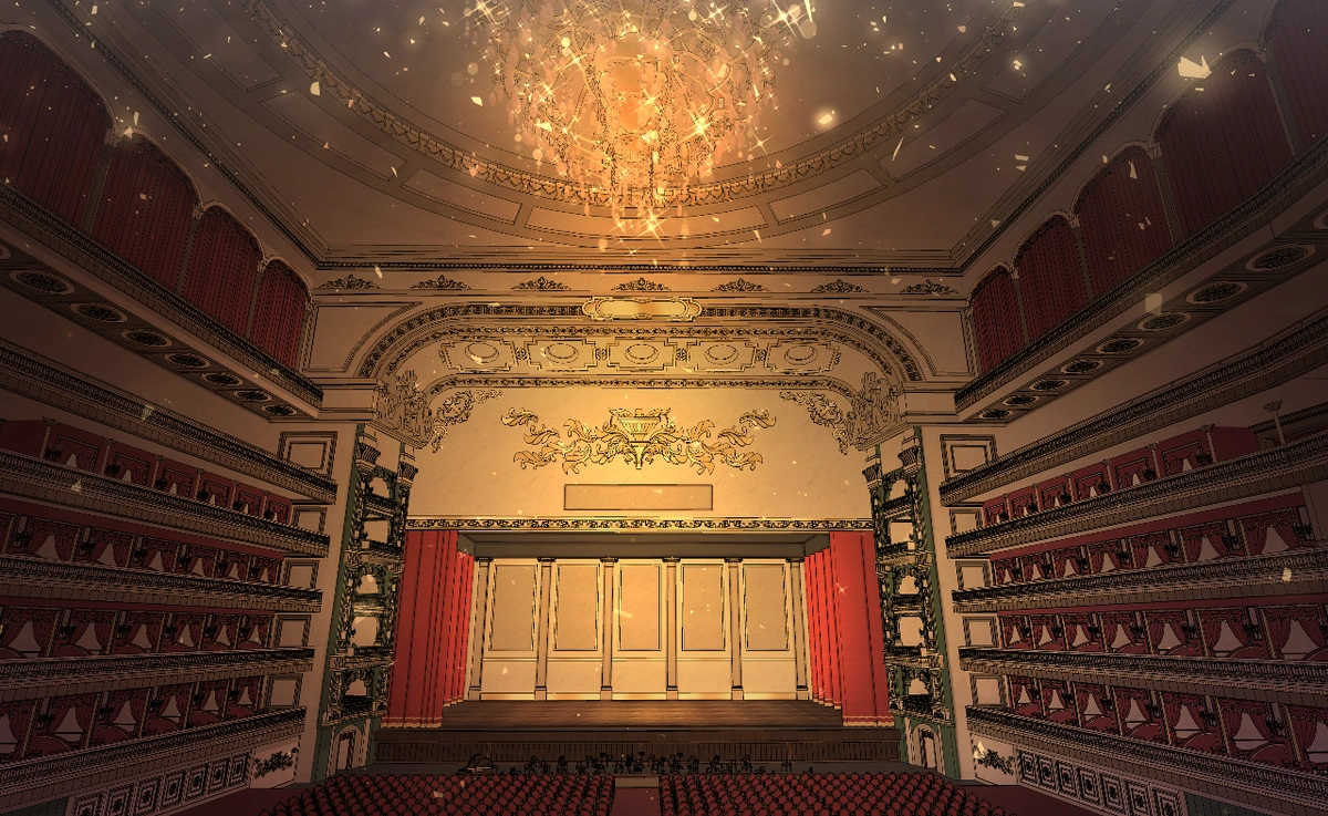 Vintage European interior 20 background collection.Zip-Opera House