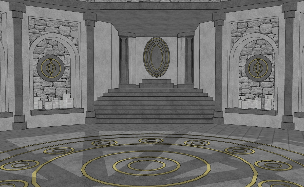 Room of summoning ritual