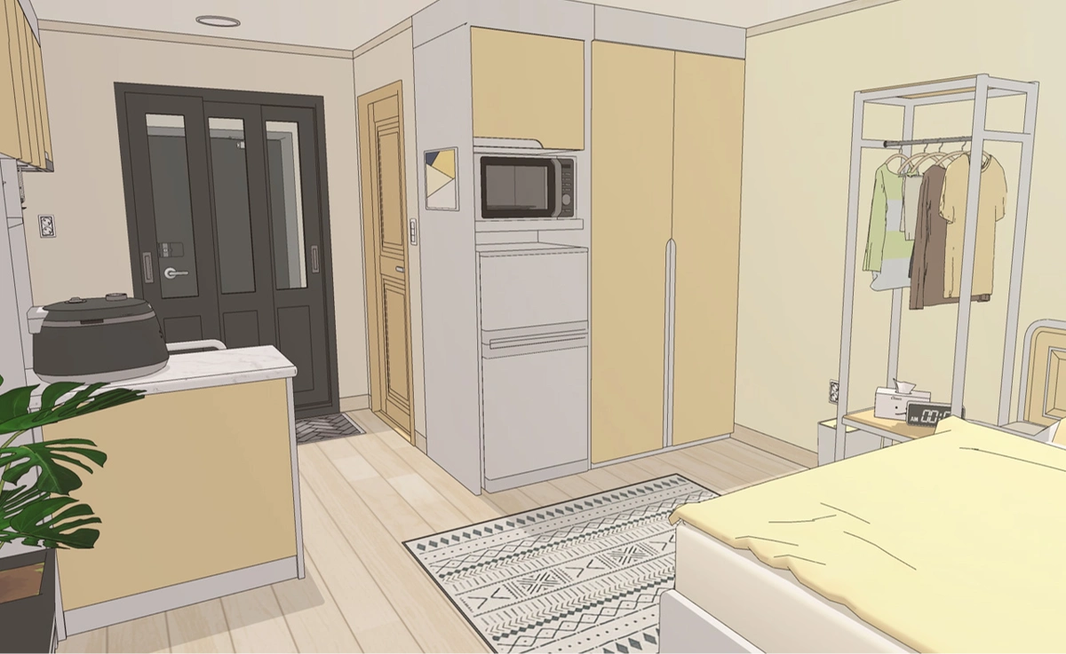 15-2. One room (medium size)