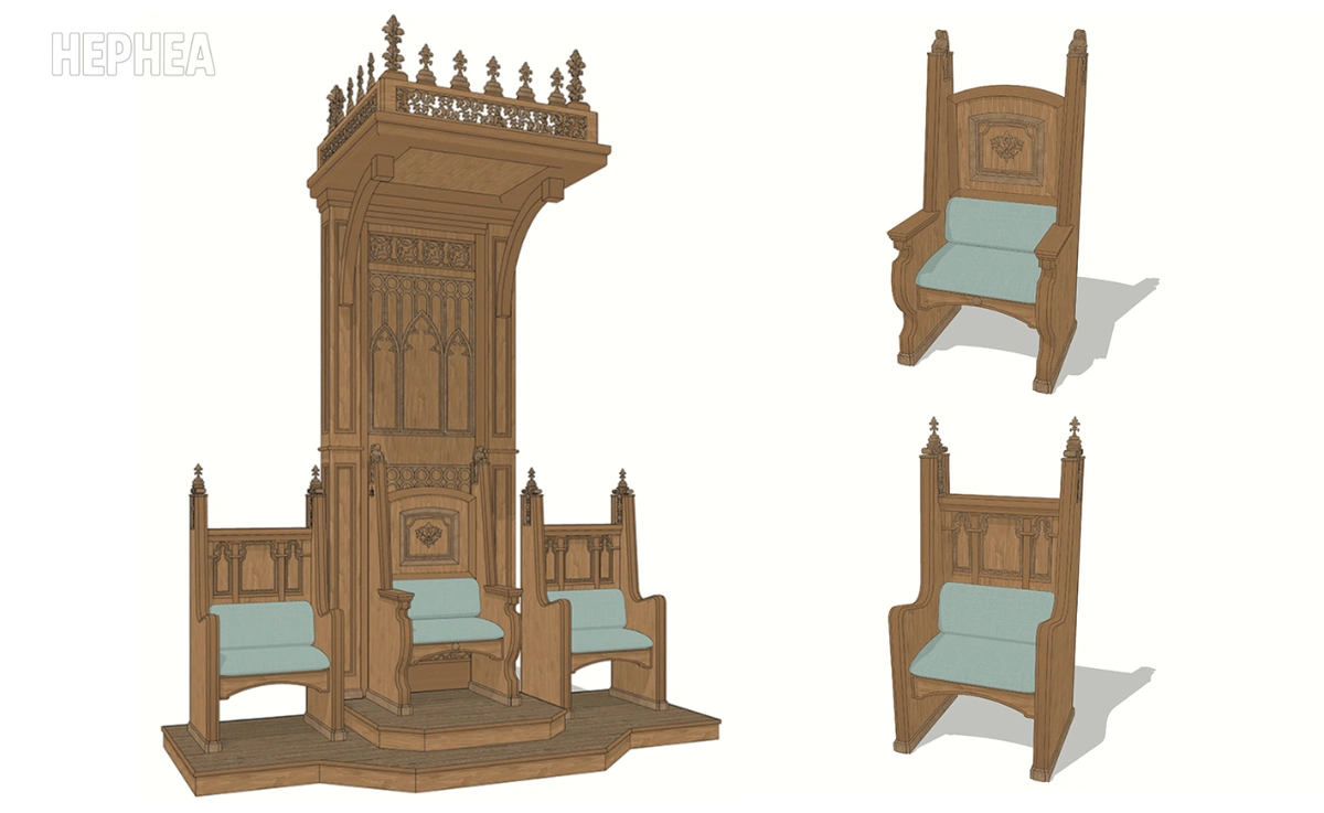 Throne E - Pope's Chair