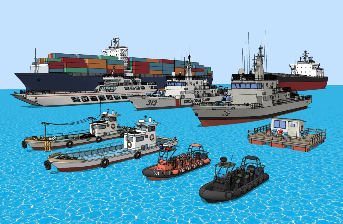Collection of ships