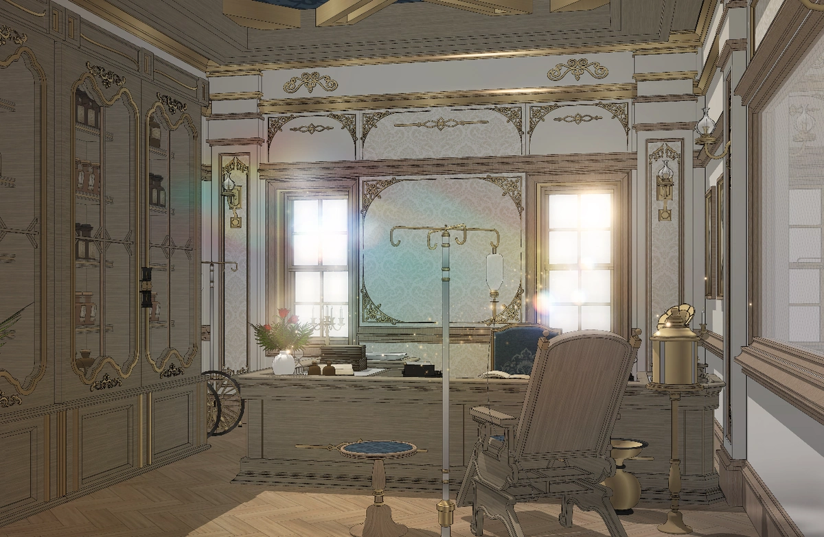 [Inside the Romance fantasy school] - Health room