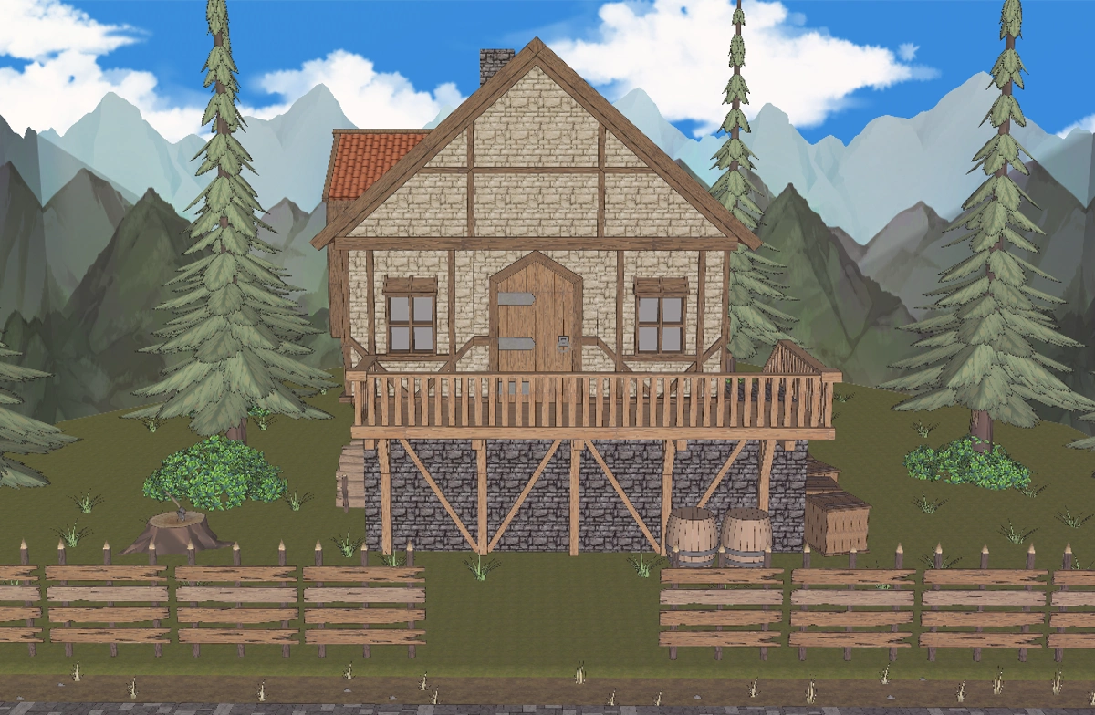 Medieval Village - Ordinary House H