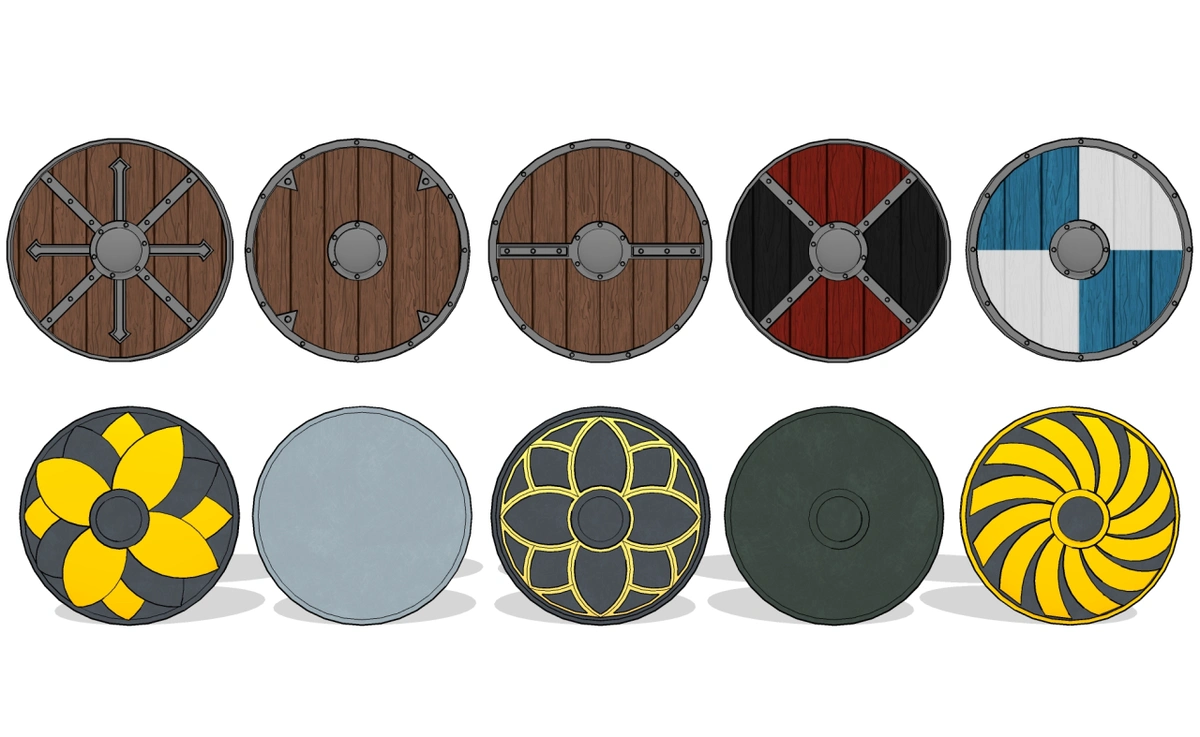 Medieval Shield Package