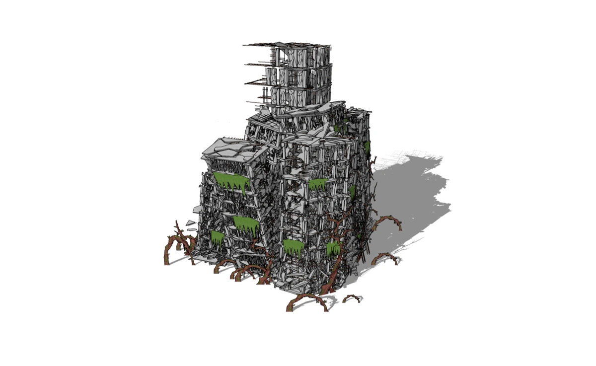 Modern Collapse Building 3