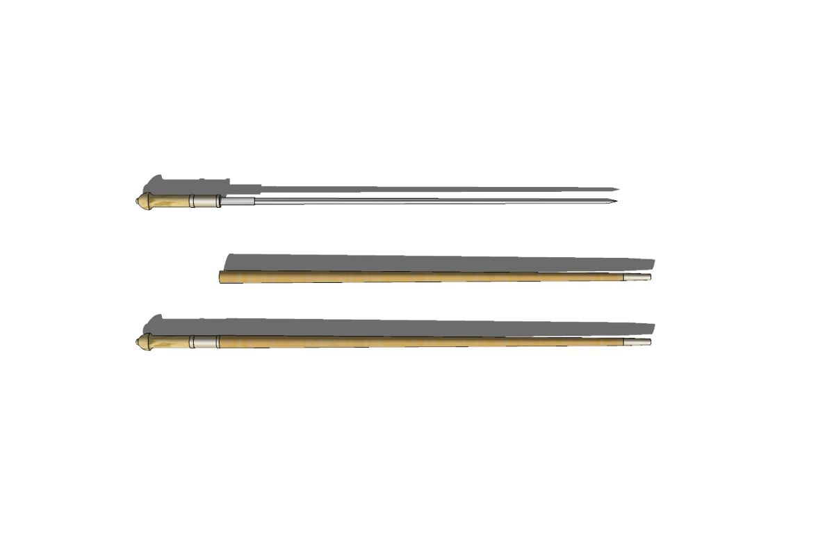3D Weapon-(European)Sword Stick