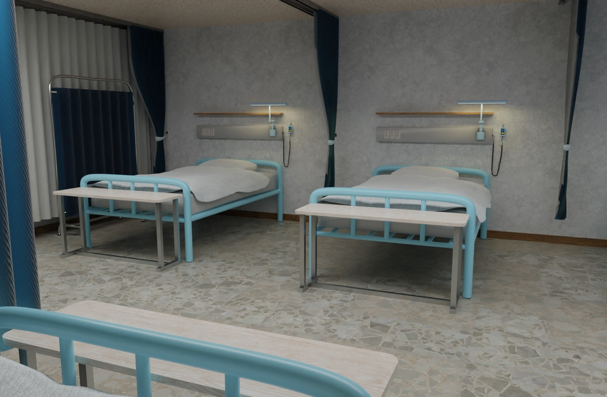 6-Person Hospital Room