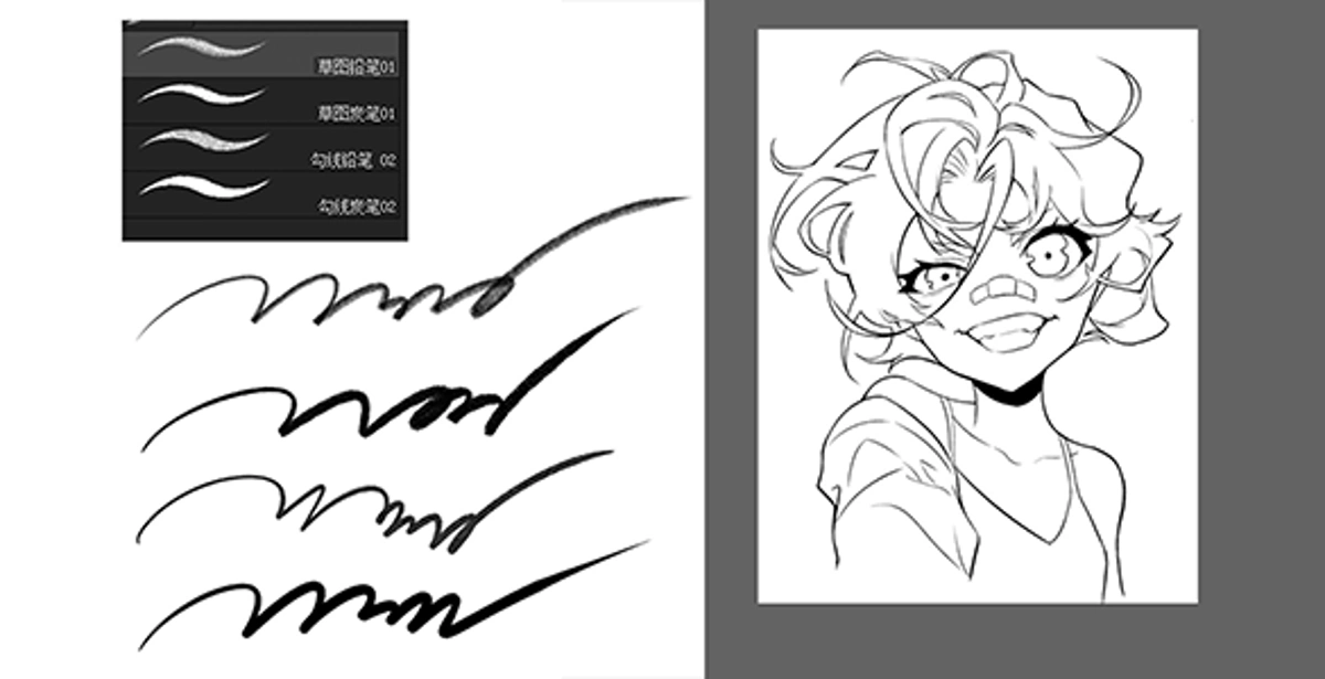 Sketch Line Brush