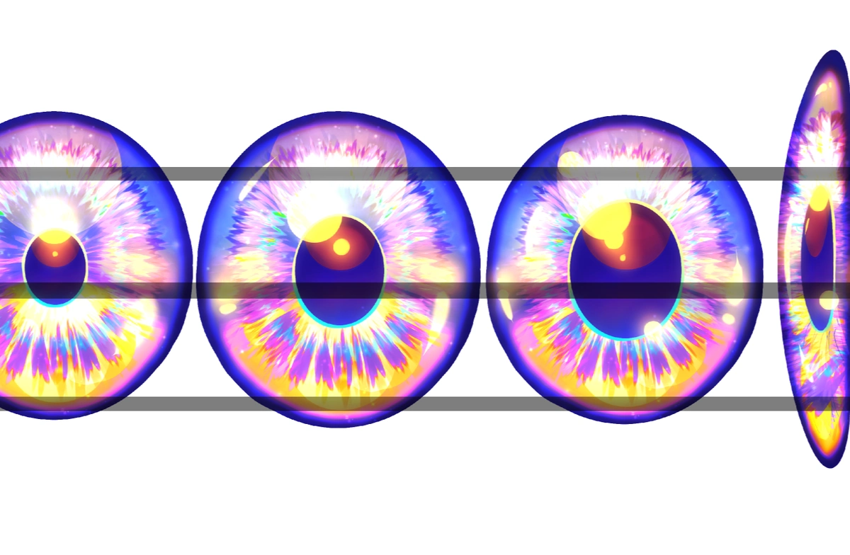 Stunning Holographic Eyes