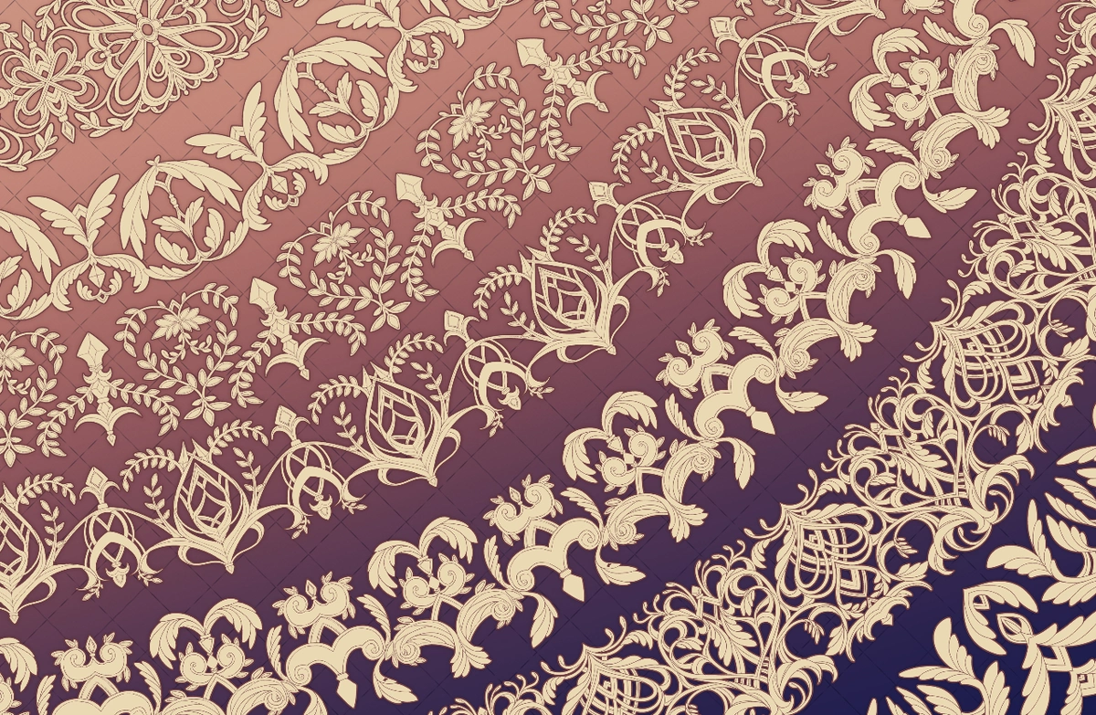 Patterns and patterns of a lady