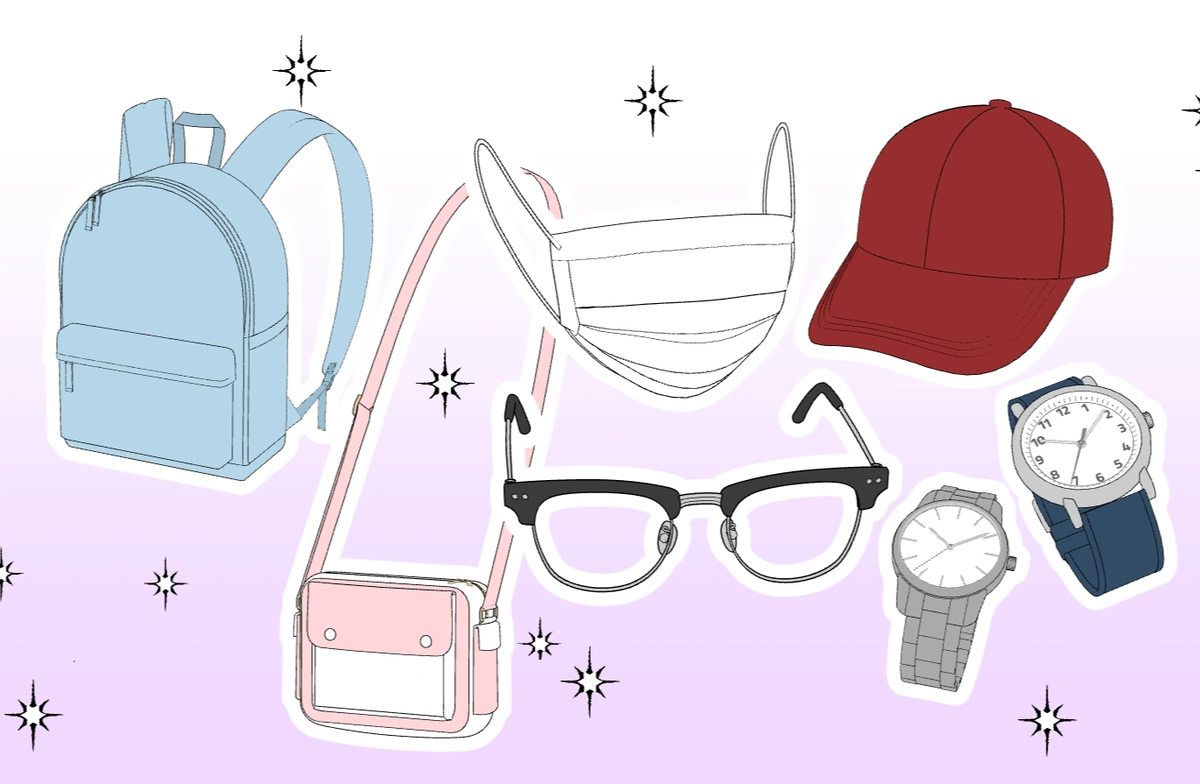 Vivid Lines 3D Fashion Items Set