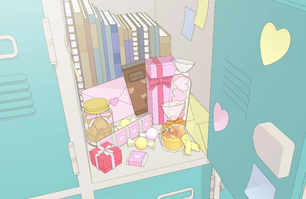 Locker full of gifts
