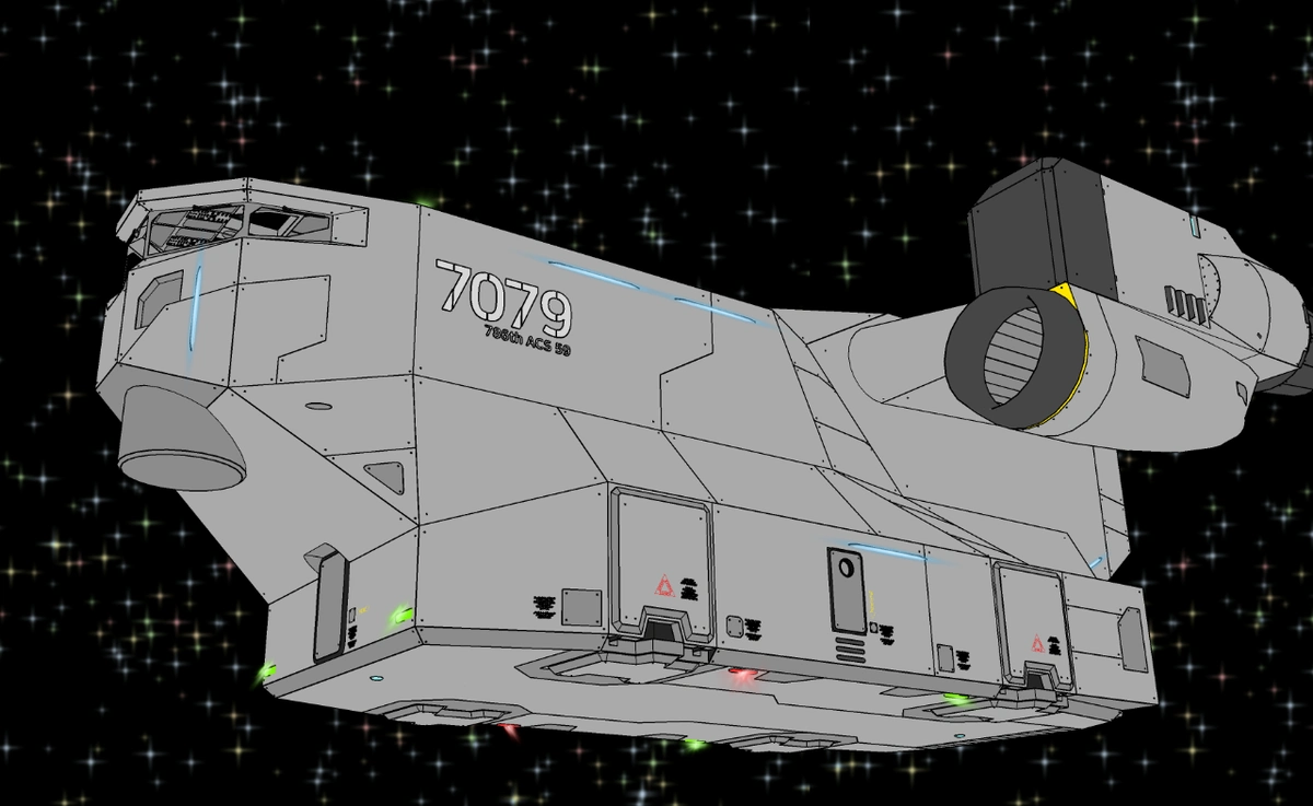 SF Dropship Transport Ship 1