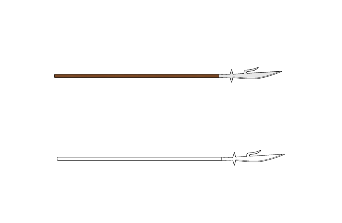 3D Weapon-(European)Fauchard