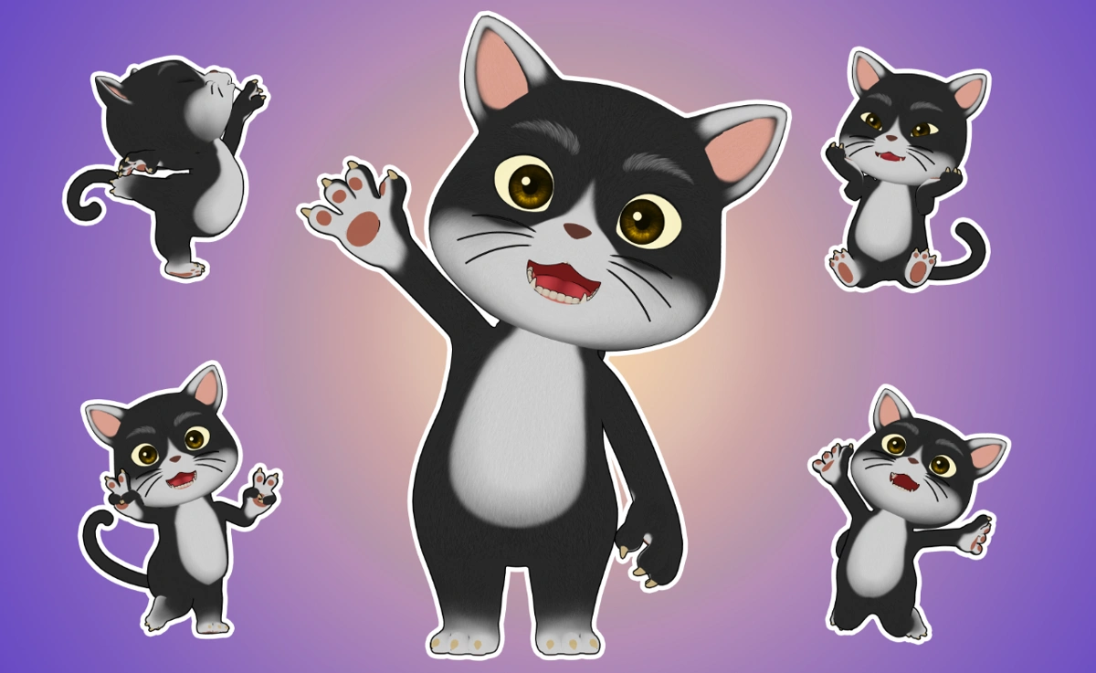 Cute SD animal character