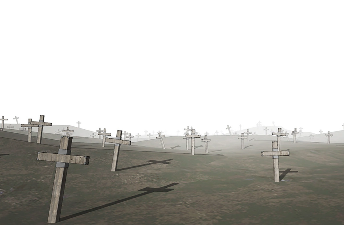 Fantasy Background of the Warriors' Resting Place