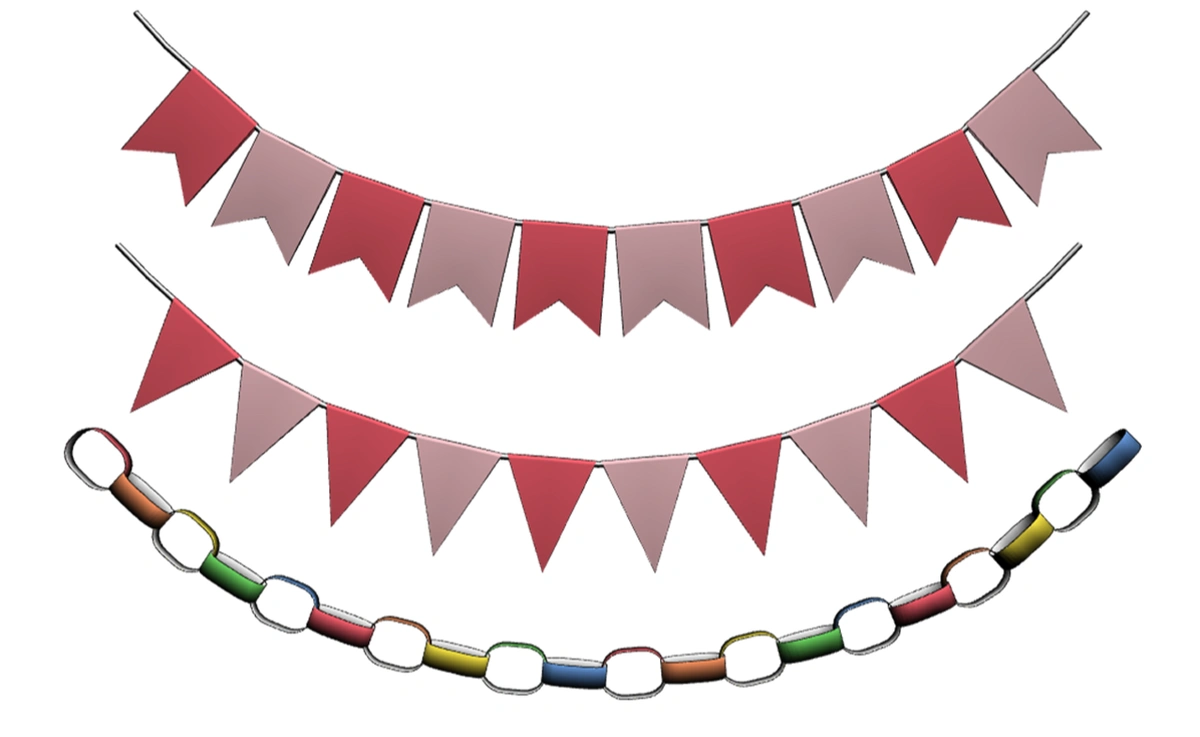 3D Party Decorations Set
