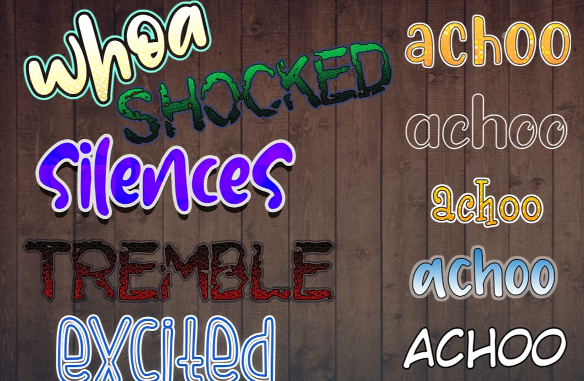 Sound and Action Word Effects (English)