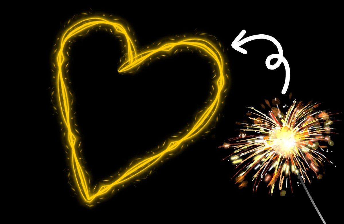 Sparkler Brush Set