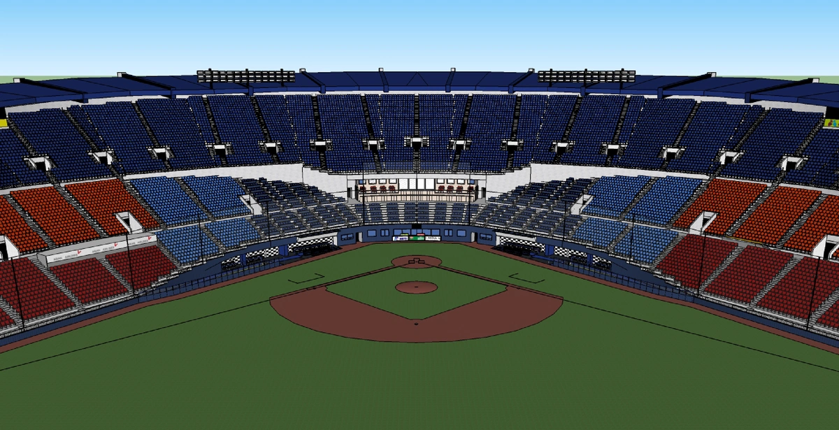 THE BLUE BASEBALL PARK