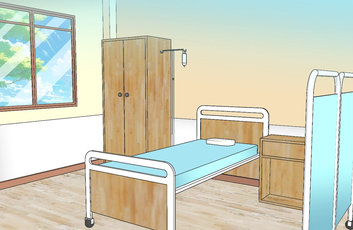 Simple Hospital Room / Health