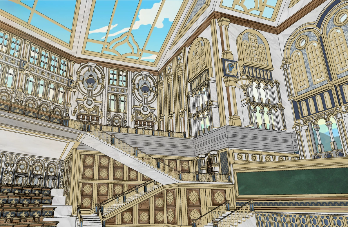 Baroque Style Magic School - Lecture Room