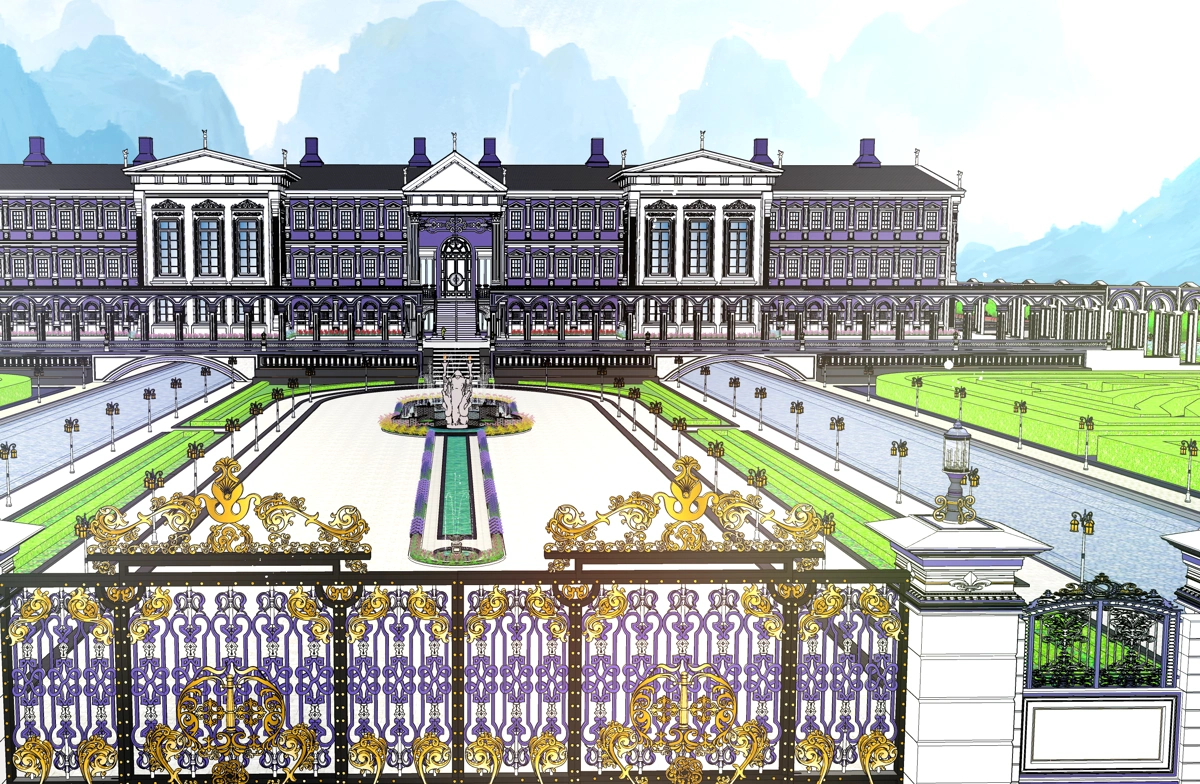 ROYAL PURPLE PALACE for FANTASY ROMANCE