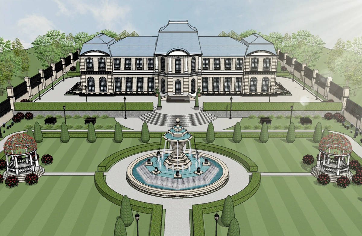 French Manor in the Countryside