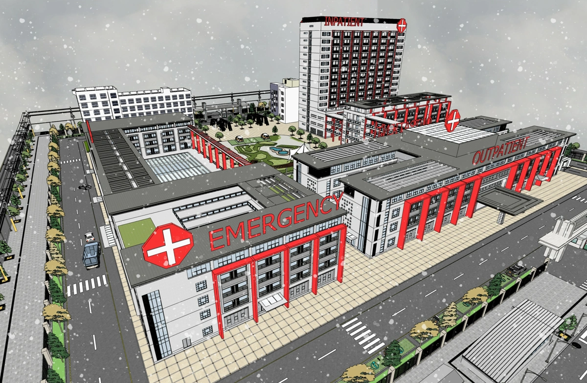 Appearance of Hospital