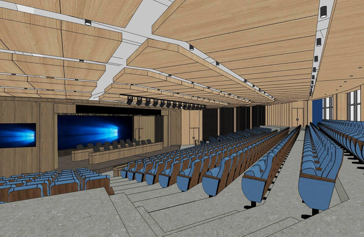 a large lecture hall