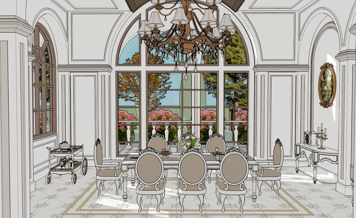 Classic House-Kitchen Dining