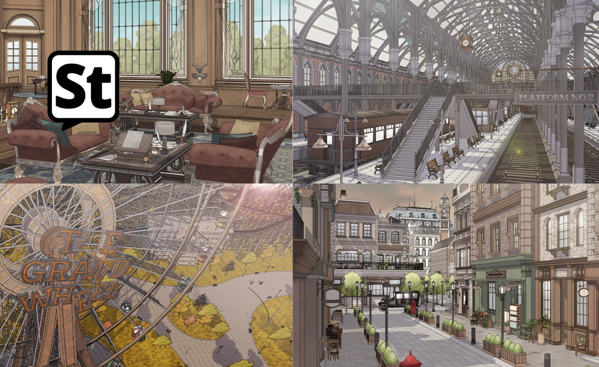 [스냅툰+스케치업] 비밀을 찾아서2 빅토리안 전체세트