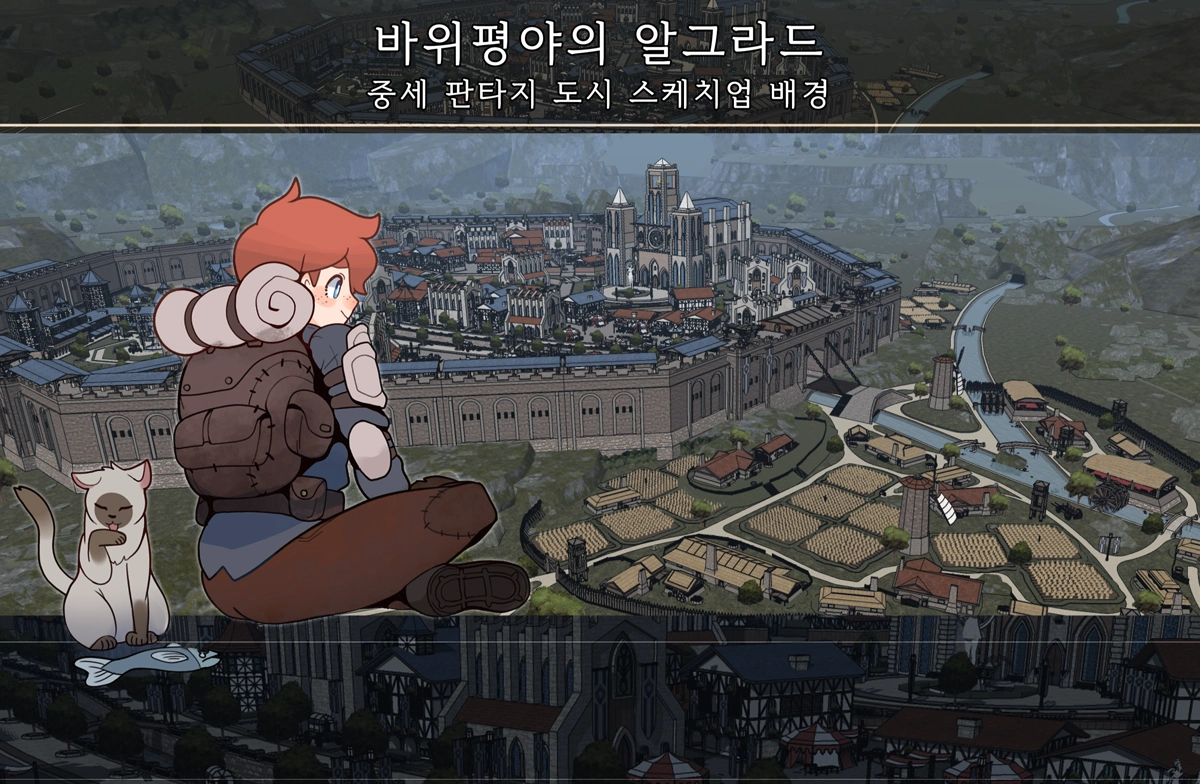Algrad of the Rocky Plain: Fantasy Medieval City