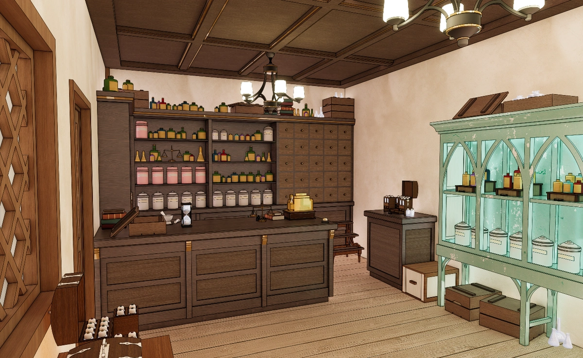 [Fantasy] Potion shop in a remote forest