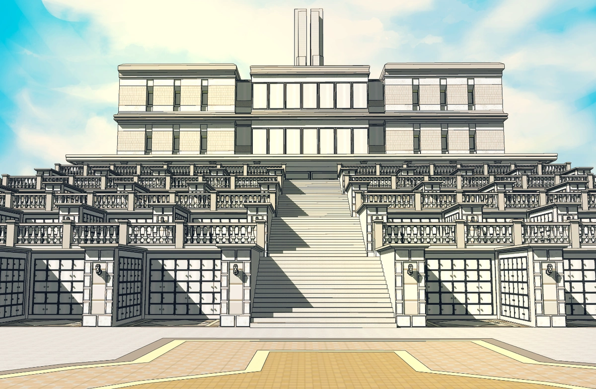 Outside of the charnel house (single background)