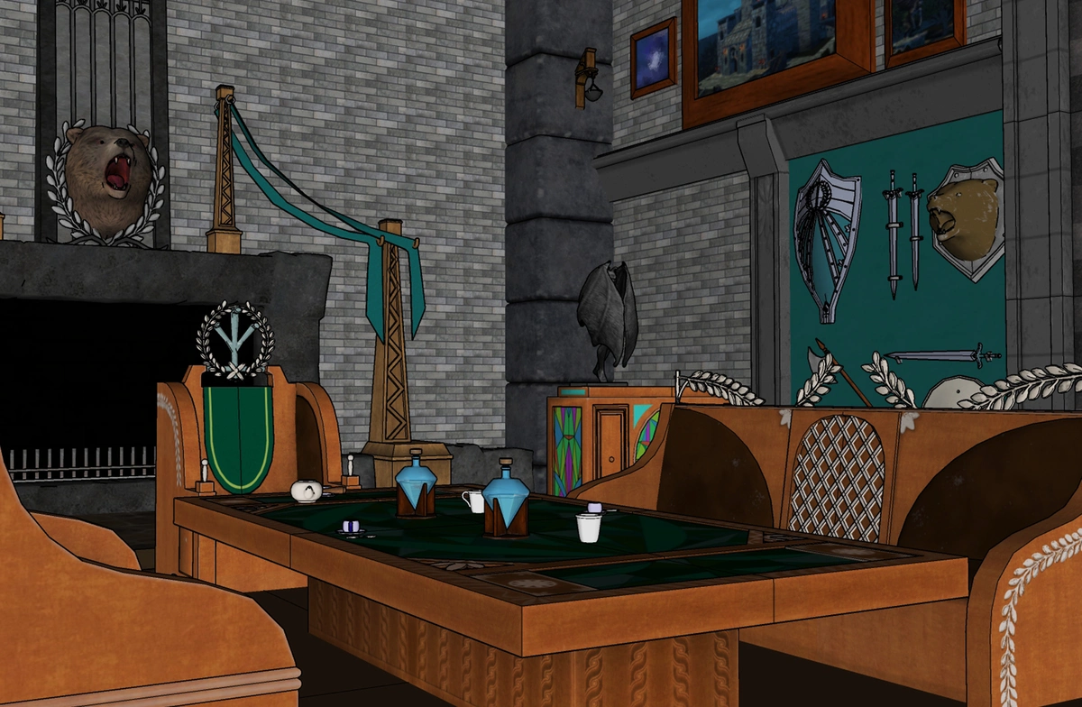 Tyrant Background - Reception Room