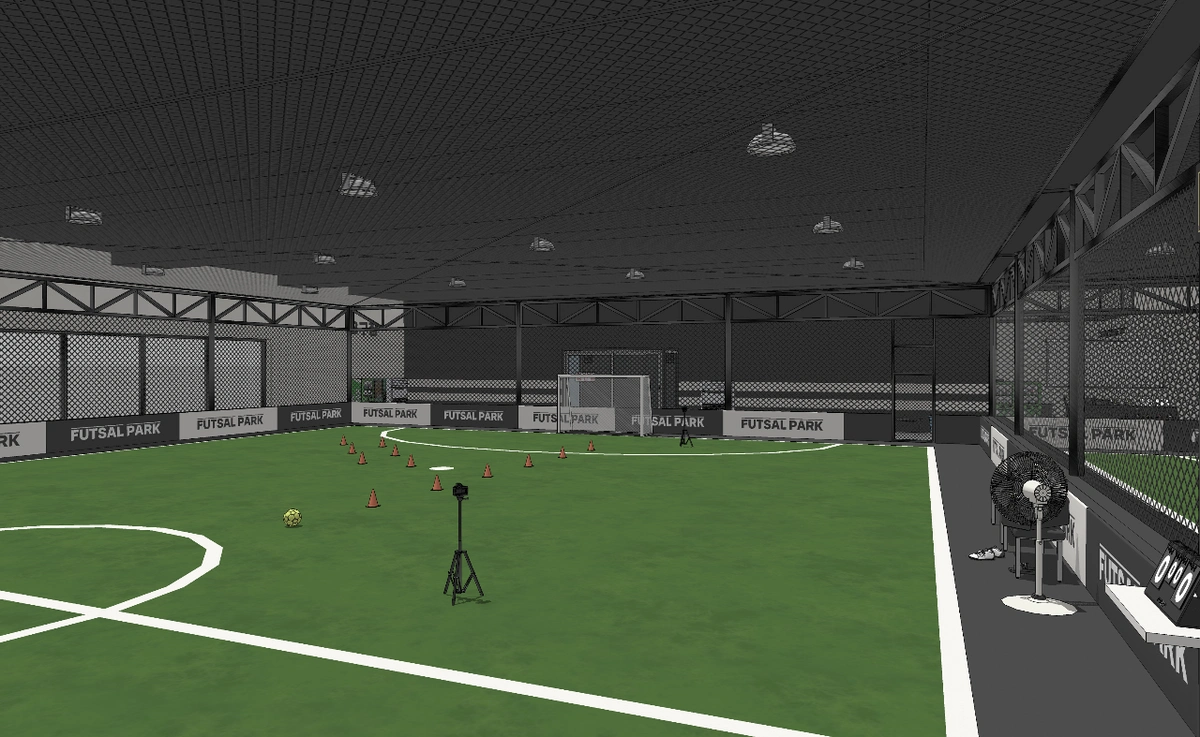 Interior Background - Futsal Field
