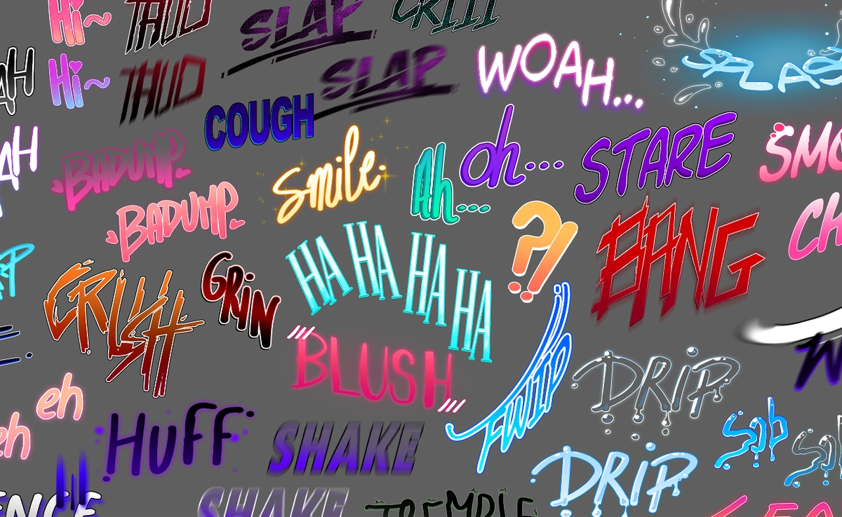 Webtoon FX sound effect SET