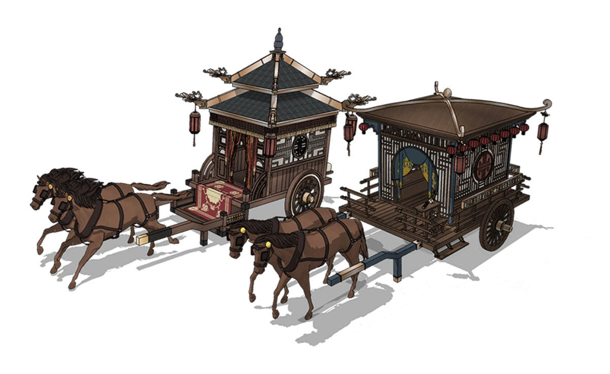 Martial Arts Carriage & Horse 01