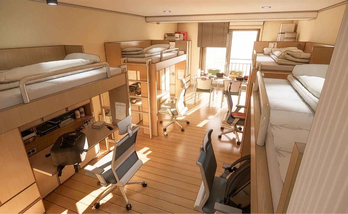 Idol boarding school [Dorm room A for 4]