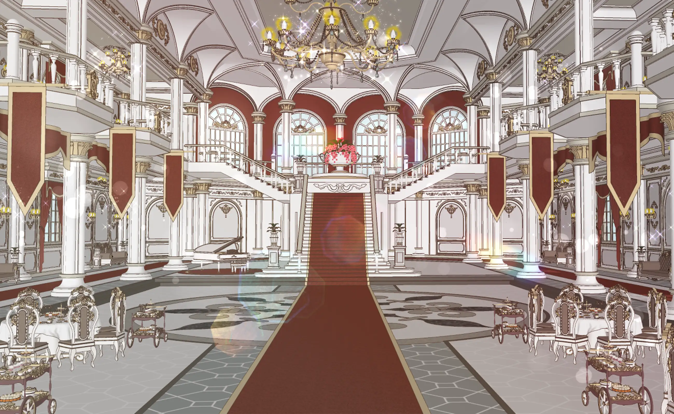 [Romance Fantasy Background] Fancy Ballroom (terranean)