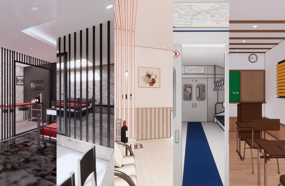 [Inside the theme motel #Integrated version] 5 types. - General product ...
