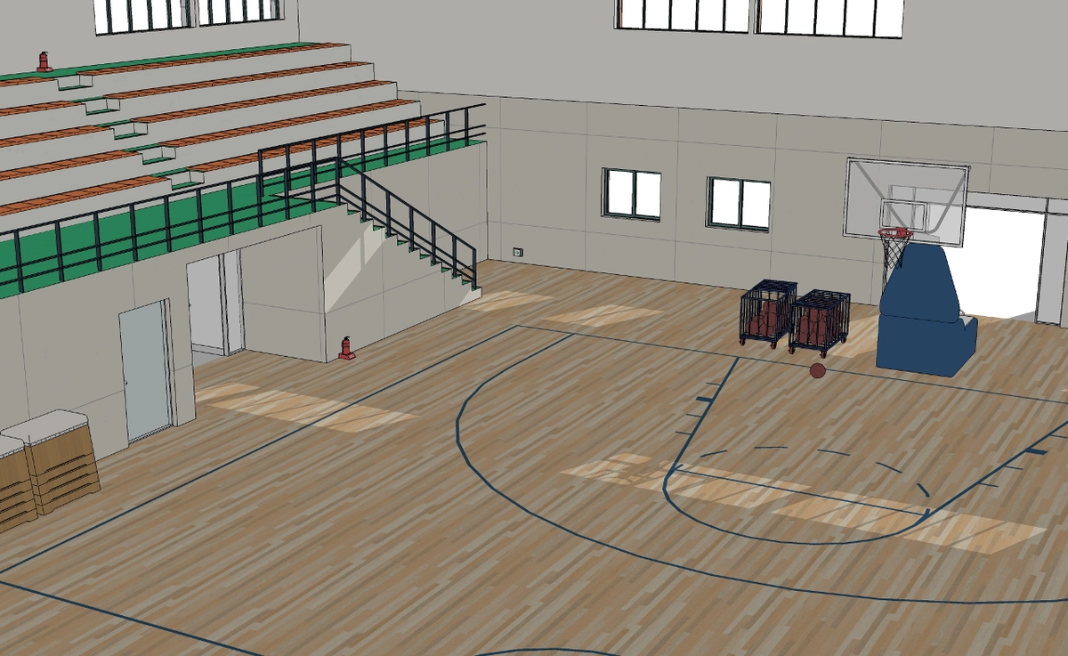High school gym