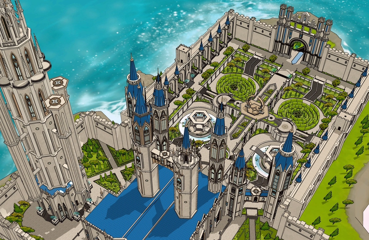 [Fantasy Background] Wizard's Castle (Magician's castle)