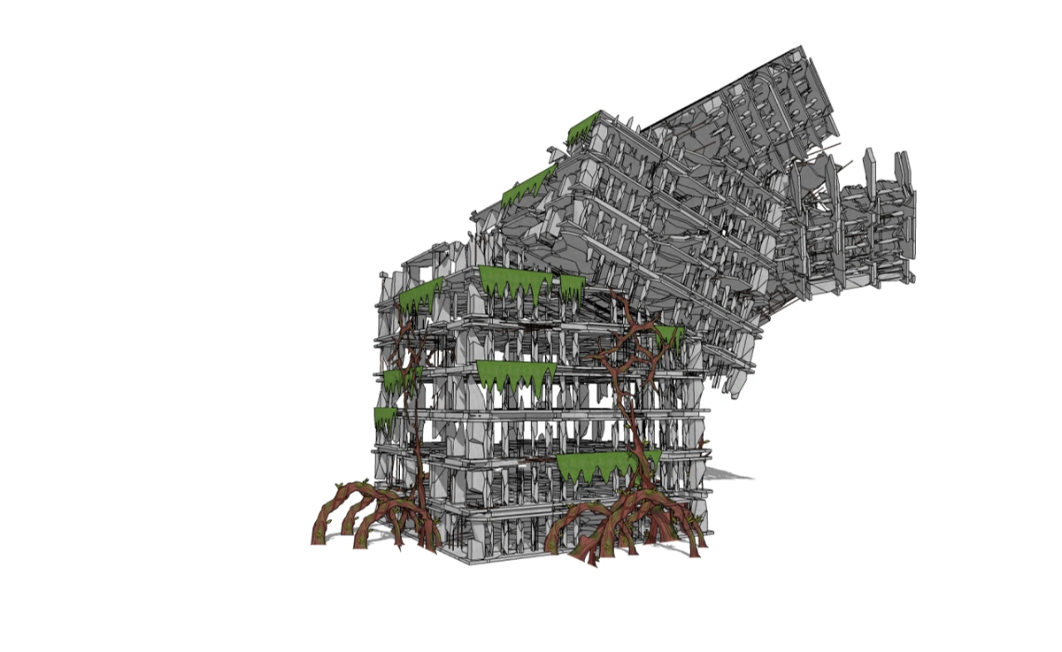 Modern Collapse Building 2