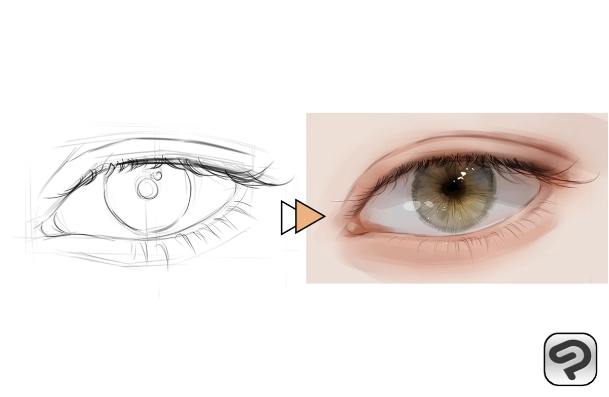 Easy even for beginners! eye-catching eye coloring