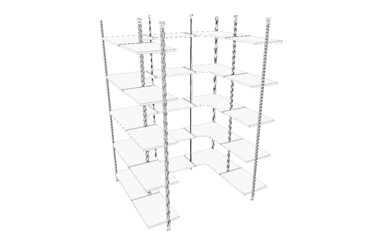 Pantry System Storage Shelf