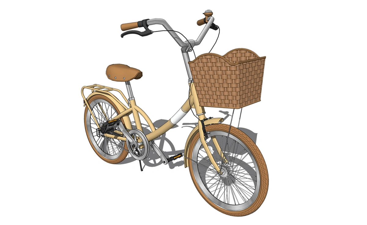 Mini-bello type bicycle